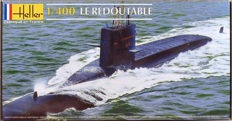 Heller #81075 1/400 Submarine Le Redoubtable