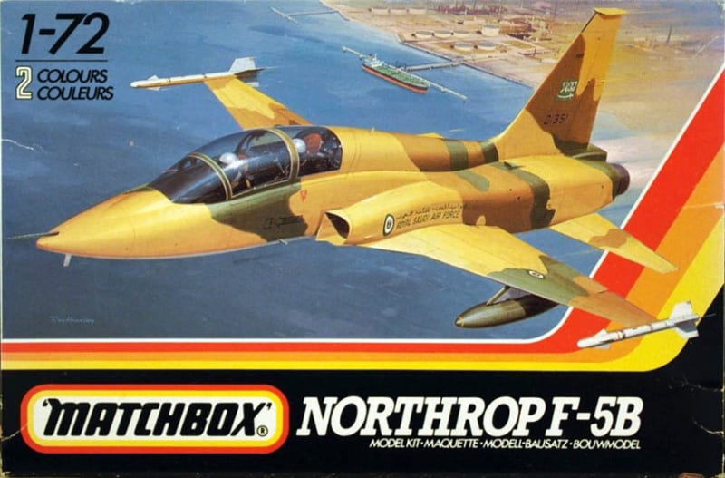 Matchbox #PK39 1:72 Northrop F-5B Freedom Fighter