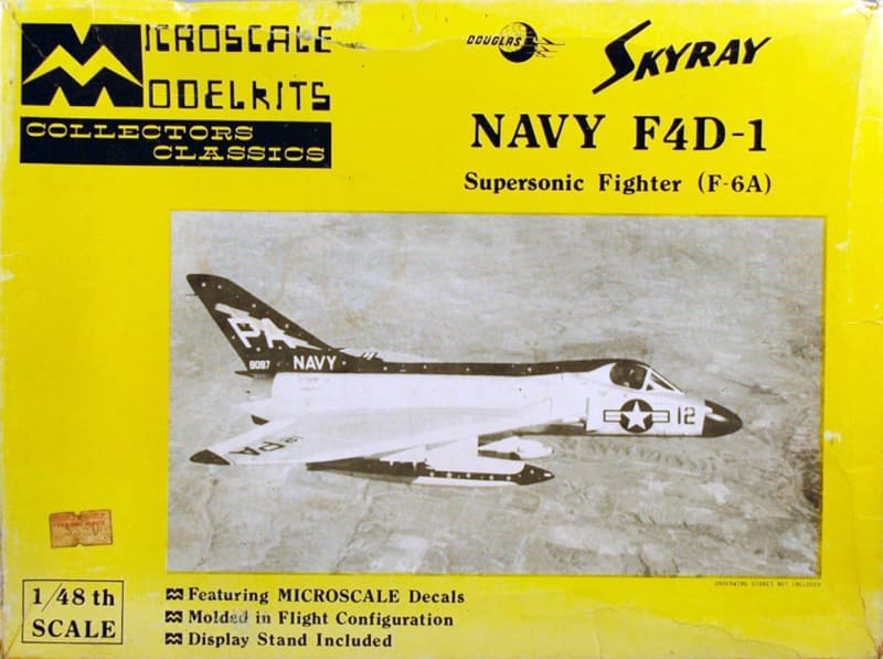 Microscale #MS4-2 1/48 Navy F4D-1 Skyray