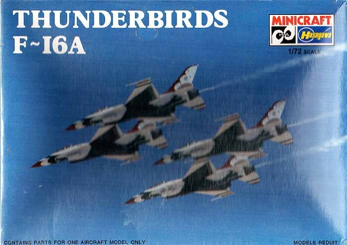 Minicraft #1201 1/72 General Dynamics F-16A Thunderbirds