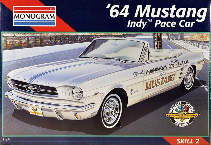 Monogram #2456 1/24 '64 Mustang Indy Pace Car