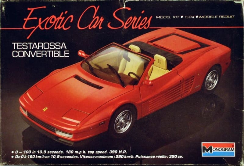 Monogram #2782 Ferrari Testarossa Convertible