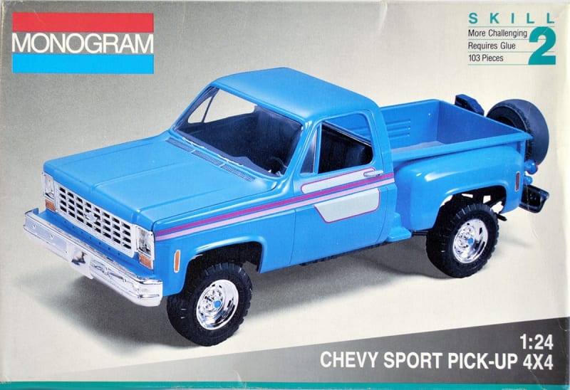 Monogram #2963 1/24 Chevy Sport Pickup 4x4