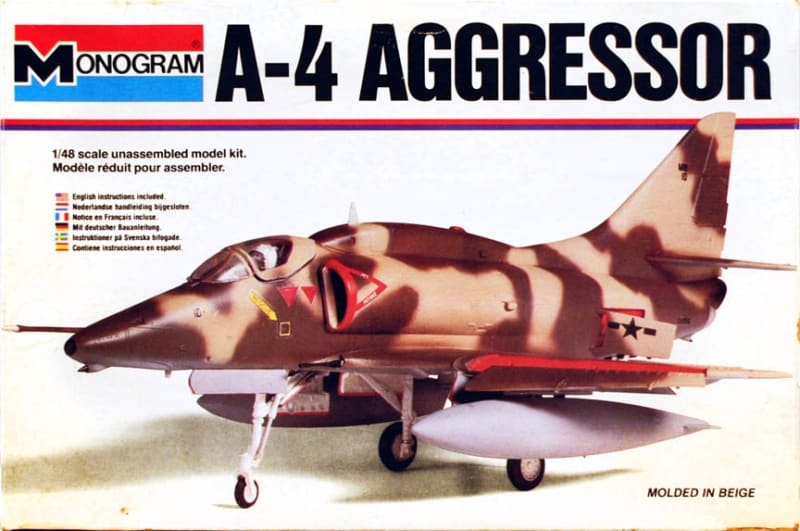 Monogram #5411 1:48 A-4 Skyhawk Aggressor