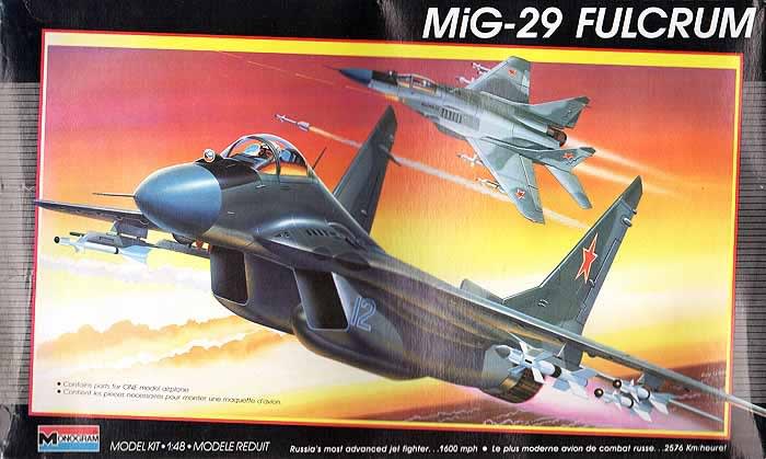 Monogram #5825 1/48 MiG 29 Fulcrum