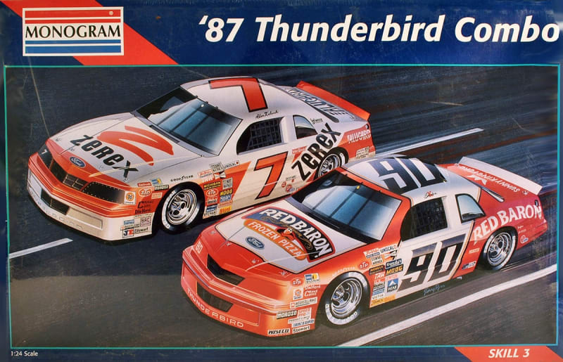 Monogram #6392 1/24 '87 Thunderbird Combo Set