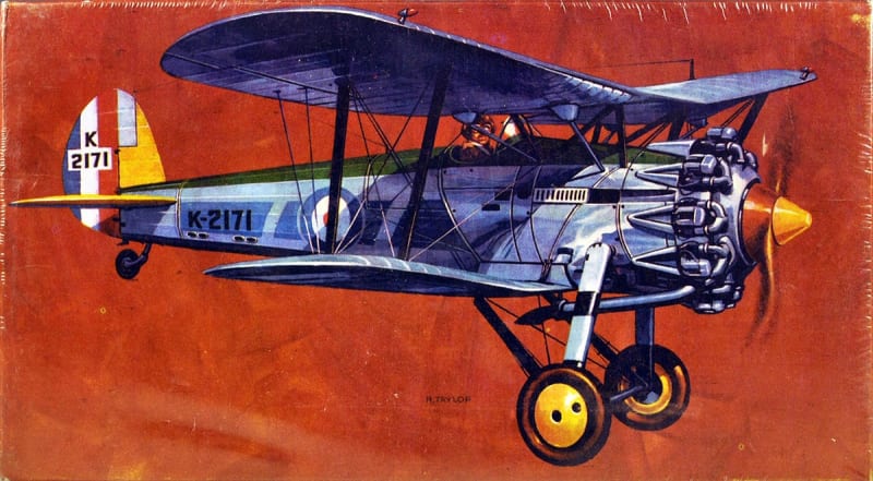 PYRO #P609 1/48 Bristol Bulldog