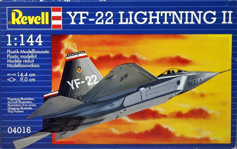 Revell #04016 1/144 YF-22 Lightning II