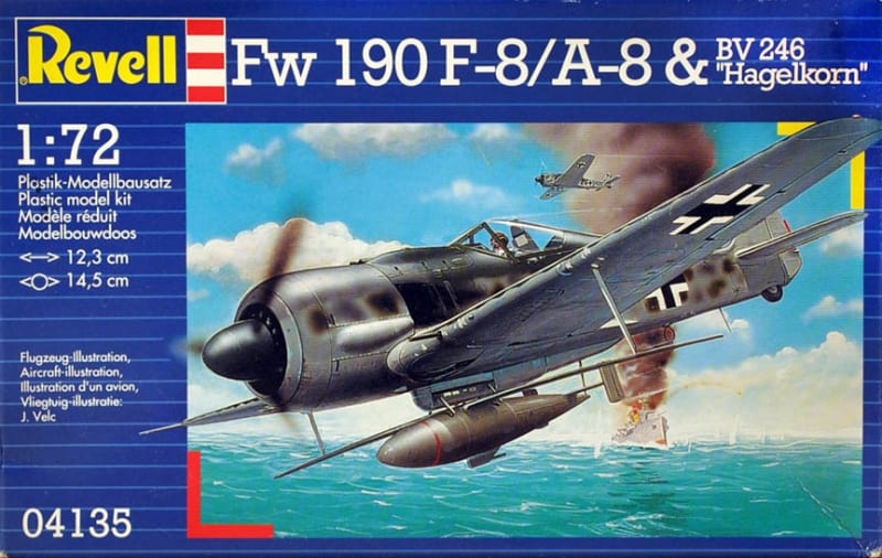 Revell #04135 1/72 Fw 190 F-8/A-8 with BV 246 'Hagelkorn'