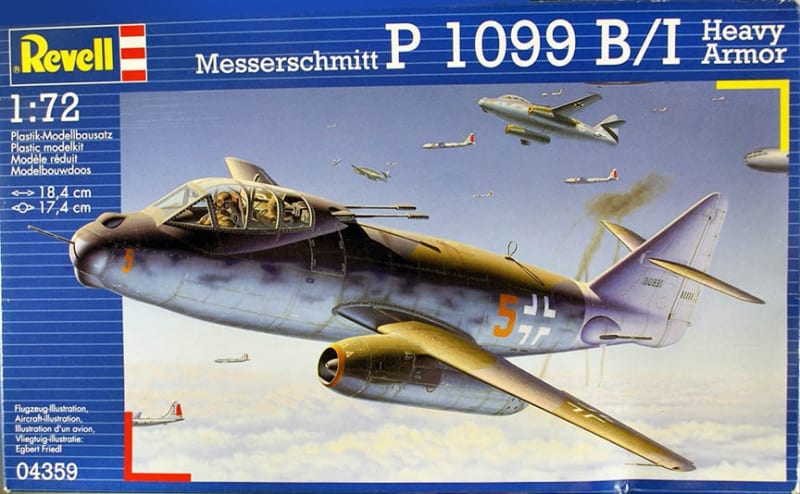 Revell #04359 1/72 Messerschmitt P 1099 B/I Heavy Armor
