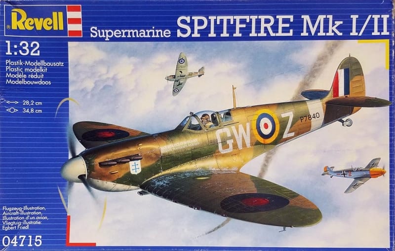Revell #04715 1/32 Supermarine Spitfire Mk. I/II
