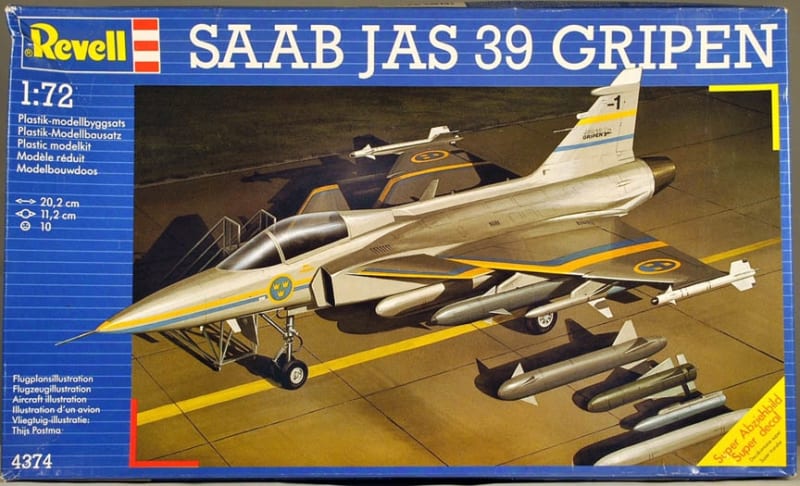 Revell #4374 1/72 Saab JAS 39 Gripen