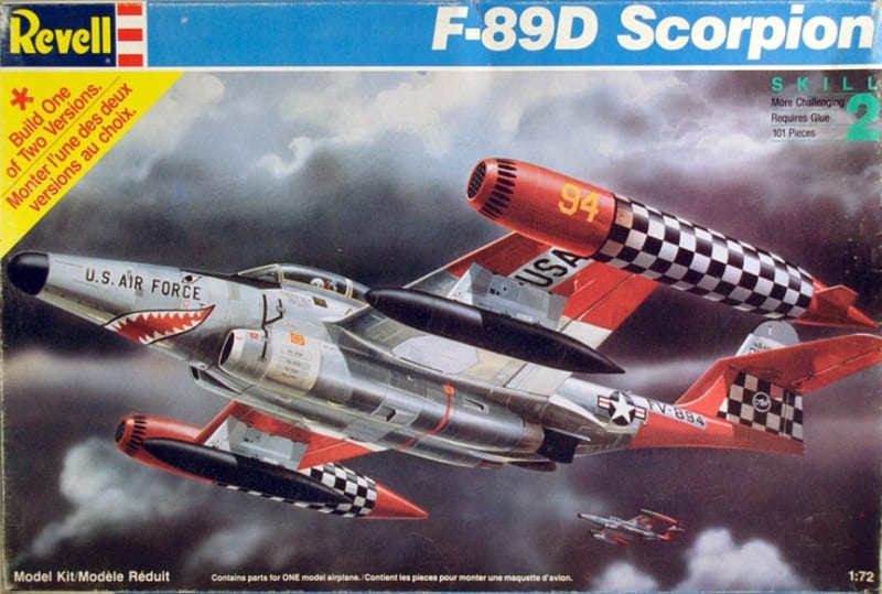 Revell #4455 1/72 F-89D/J Scorpion