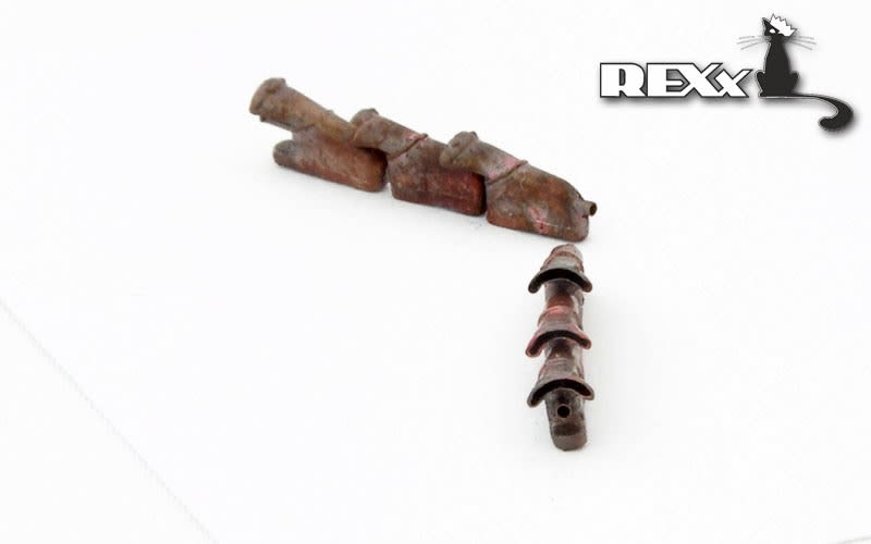 Rexx Exhausts #48020 1/48 Spitfire Mk.V Fishtail w/Heater Exhaust