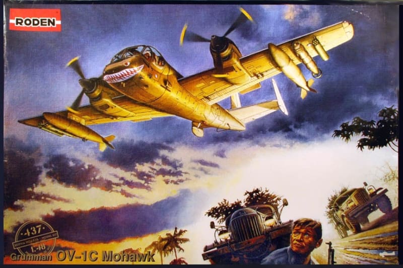 Roden #437 1/48 Grumman OV-1C Mohawk