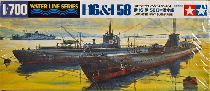 Tamiya #31434 1/700 Japanese Navy Submarine I-16 & I-58