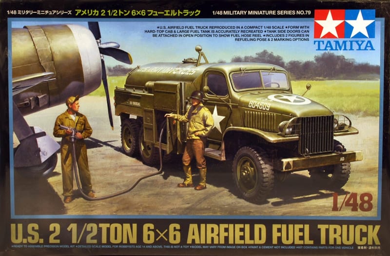 Tamiya #32579 1/48 U.S. Airfield 2-1/2 Ton 6x6 Fuel Truck