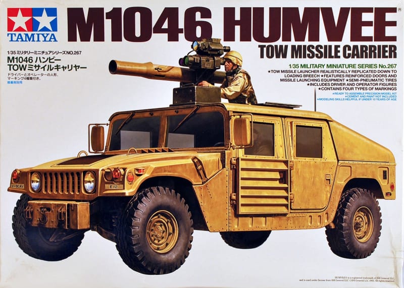 Tamiya 35267 1:35 M1046 HUMVEE TOW Missile Carrier