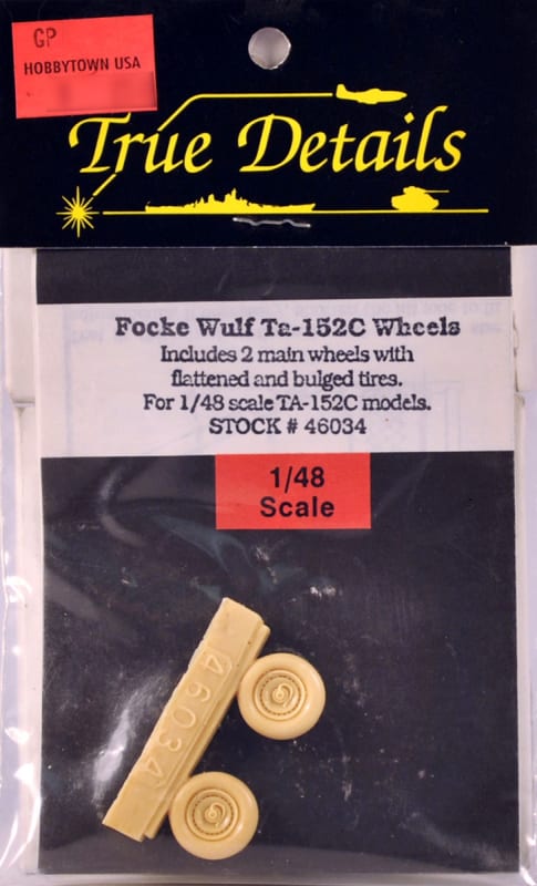 True Details #46034 1/48 Fw Ta-152C Wheels