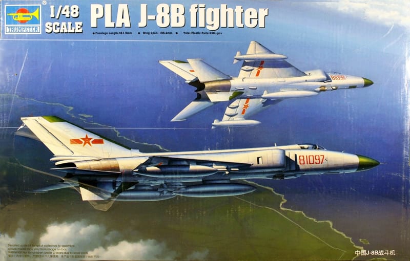 Trumpeter #02845 1/48 PLA J-8B Fighter