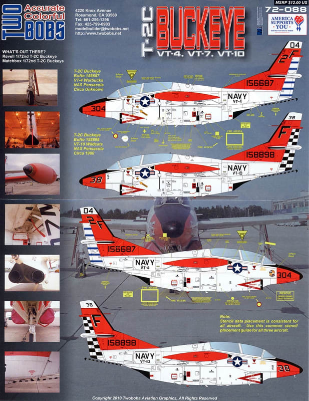 TwoBobs 72-088 1/72 T-2C Buckeye