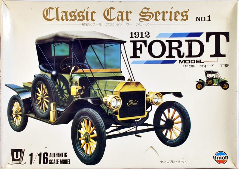 Union #C-01 1:16 1912 Ford Model T - Early Japanese Box