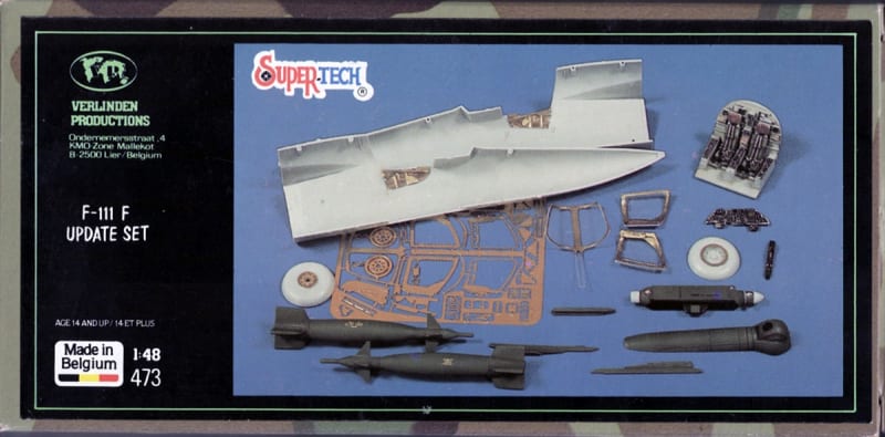 Verlinden #473 1/48 F-111 F Update Set