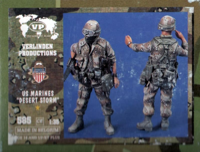 Verlinden Productions #585 1/35 US Marines - Desert Storm