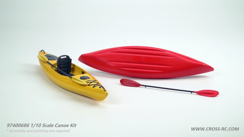 Cross-RC Scale Accessories - 1/10 Scale Kayak Kit