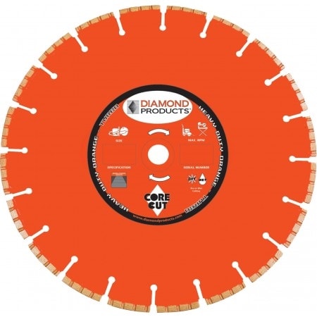33372 HPT7H 16"x.125x1"-20mm Heavy Duty Orange H.P. Turbo Blades