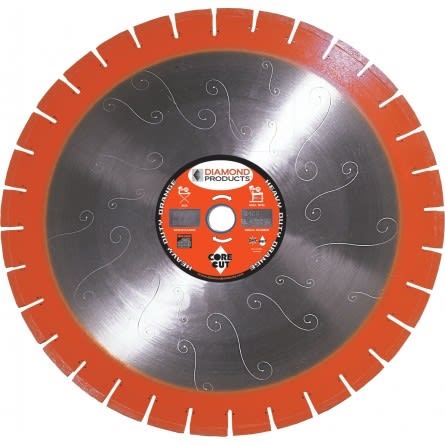 66654 Heavy Duty Orange Segmented Silent Core Masonry Diamond Blades â ...