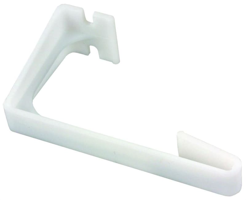 WINDOW CURTAIN SHADE RETAINER WHITE, 81485