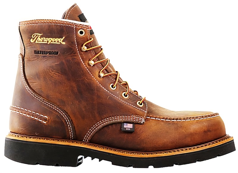 Thorogood, 1957 Series, Moc Toe, 6" Work Boot, Waterproof, Steel Toe ...