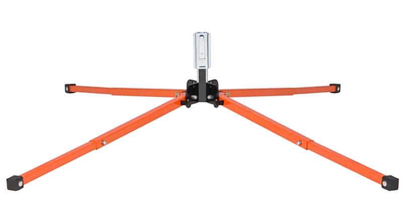 Traffic Safety, Springless Quad Leg Stand, w/Auto Latch, 48" Roll-Up ...
