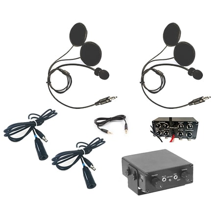 Two Place Off Road 550 Intercom W/ Two DIGITAL S9 Helmet Kits - Shop Today