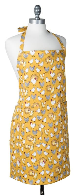 Sloggers Premium Apron - Chicken Print Yellow