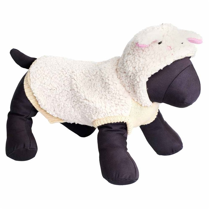 Sheep Hooded Dog Sweater | Halloween Costume