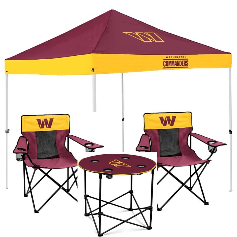 Washington Commanders Canopy Tailgate Bundle - Set Includes 9X9 Canopy ...