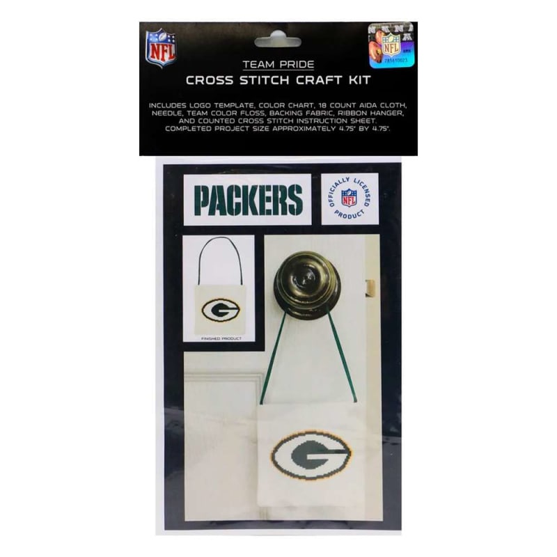 Green Bay Packers Cross Stitch Craft Kit