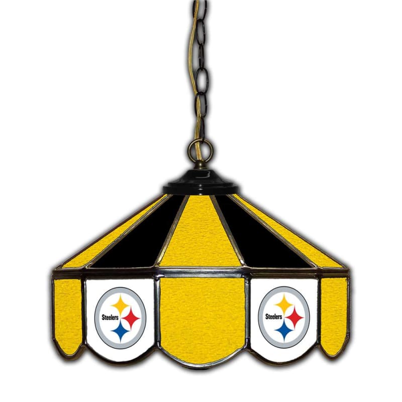 Pittsburgh Steelers 14" Glass Pub Lamp
