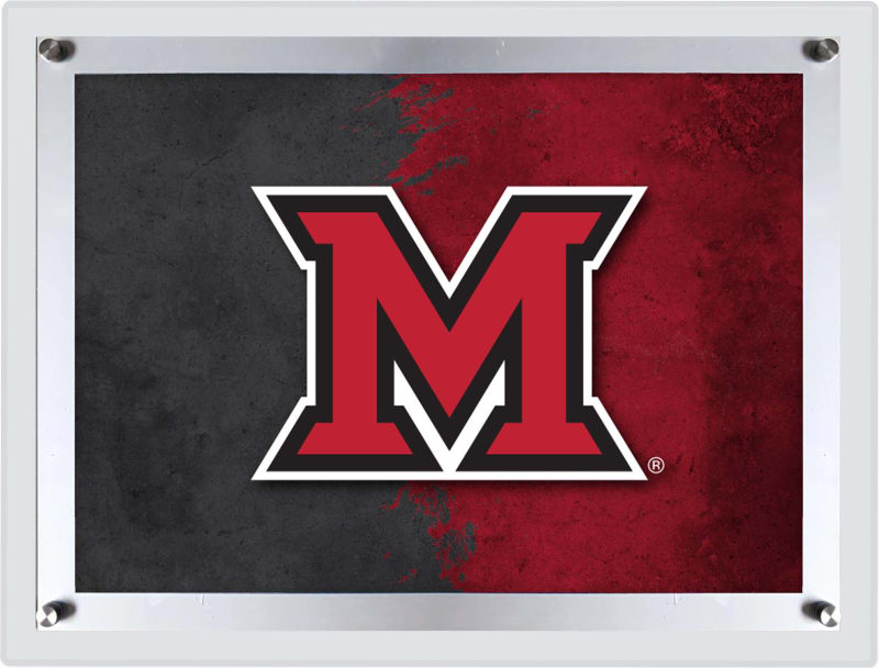 Miami University (OH) 14.5 in. x 11 7/8 in. Backlit LED Sign