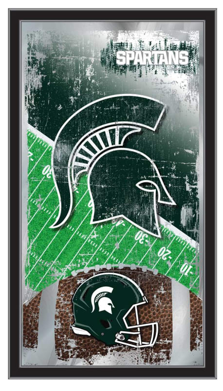 Michigan State University 15"x26" Football Wall Mirror