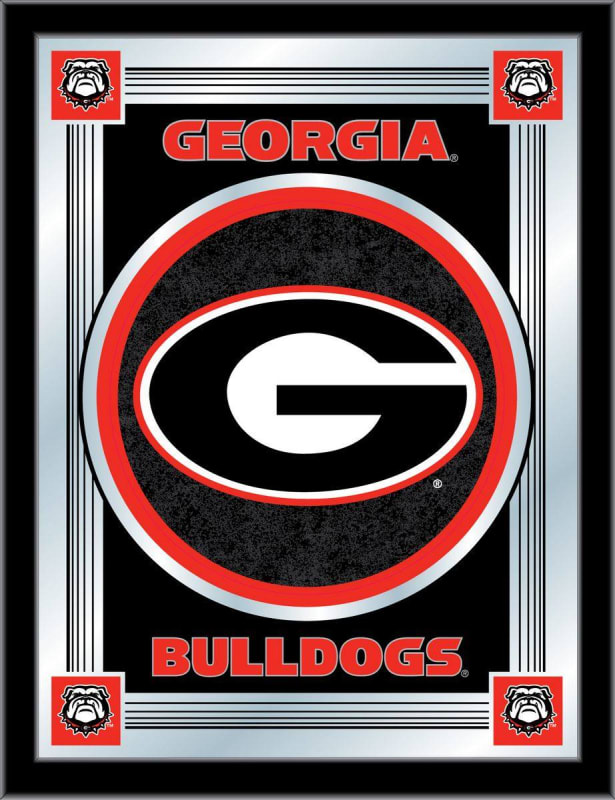 University of Georgia (G) 17"x22" Logo Wall Mirror