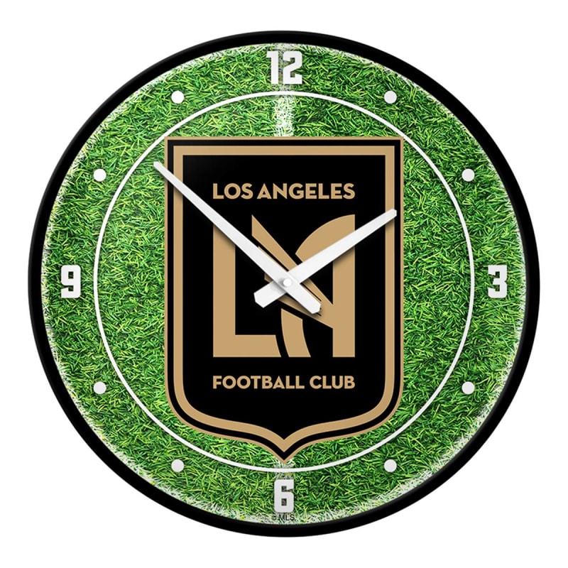 Los Angeles Football Club: Pitch - Modern Disc Wall Clock