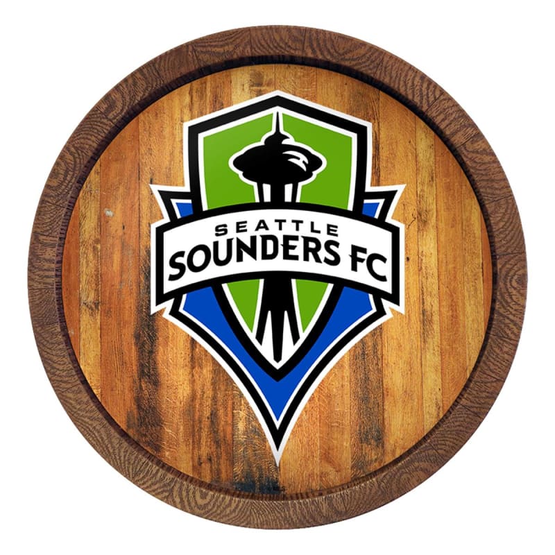Seattle Sounders "Faux" Barrel Top Sign