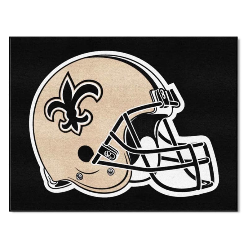 New Orleans Saints All-Star Mat Saints Helmet Logo