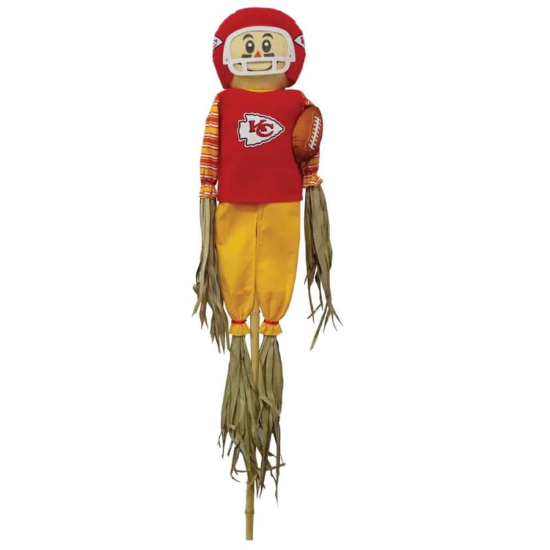 Kansas City Football Chiefs Scarecrow Halloween Yard Decoration