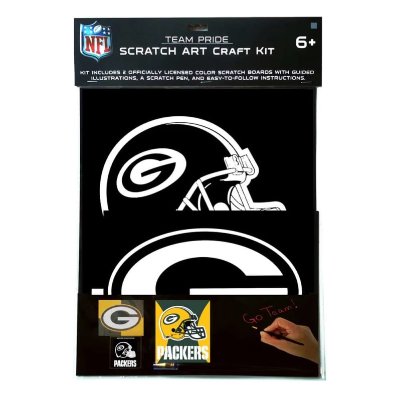 Green Bay Packers Scratch Art Craft Kit