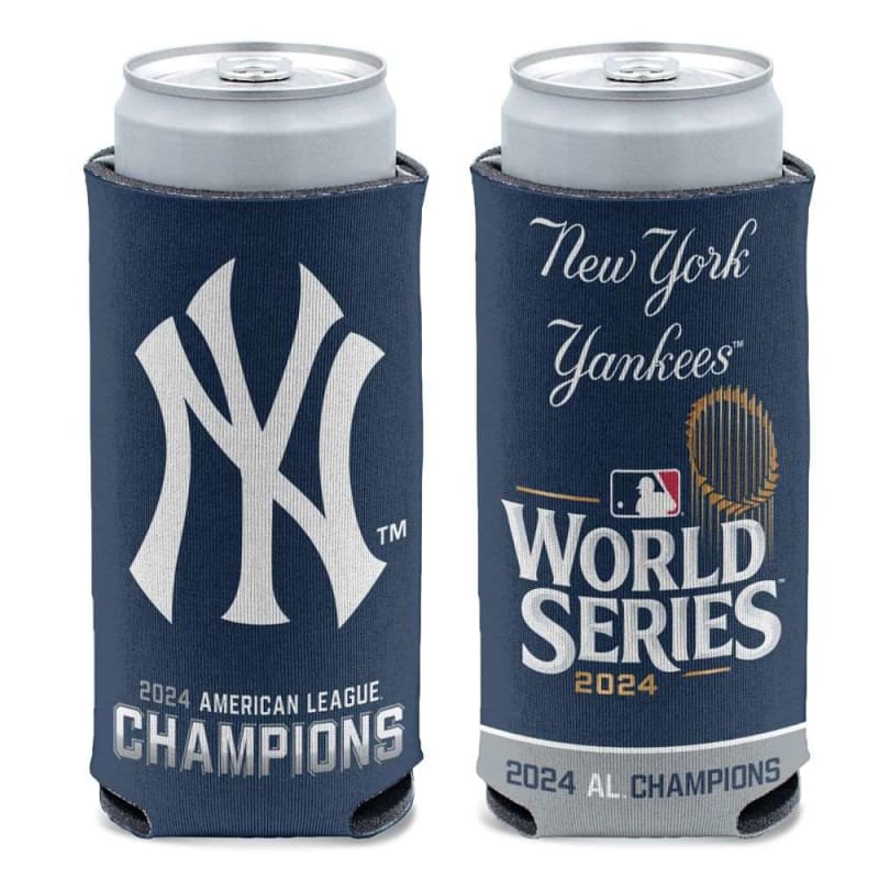 New York Yankees 2024 World Series 12 oz. Slim Can Cooler - (6 Pack)