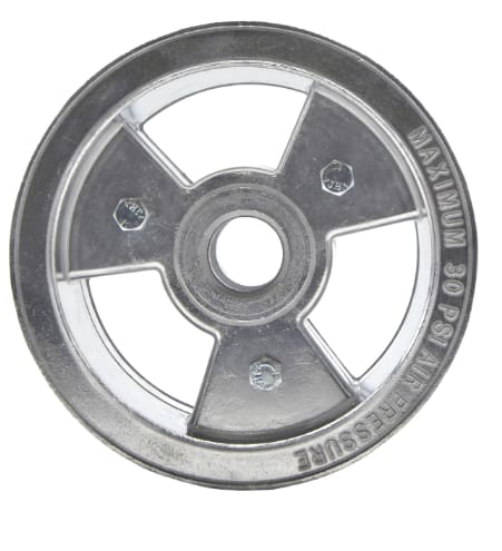 8" Tri-Star Rim Wheel, 3" Wide ( Aluminum )